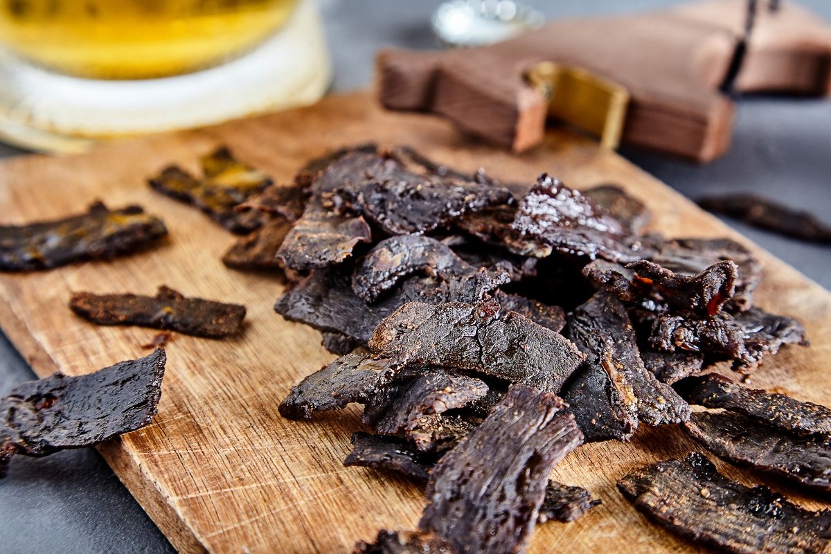 What temperature and how long do you dehydrate jerky?
