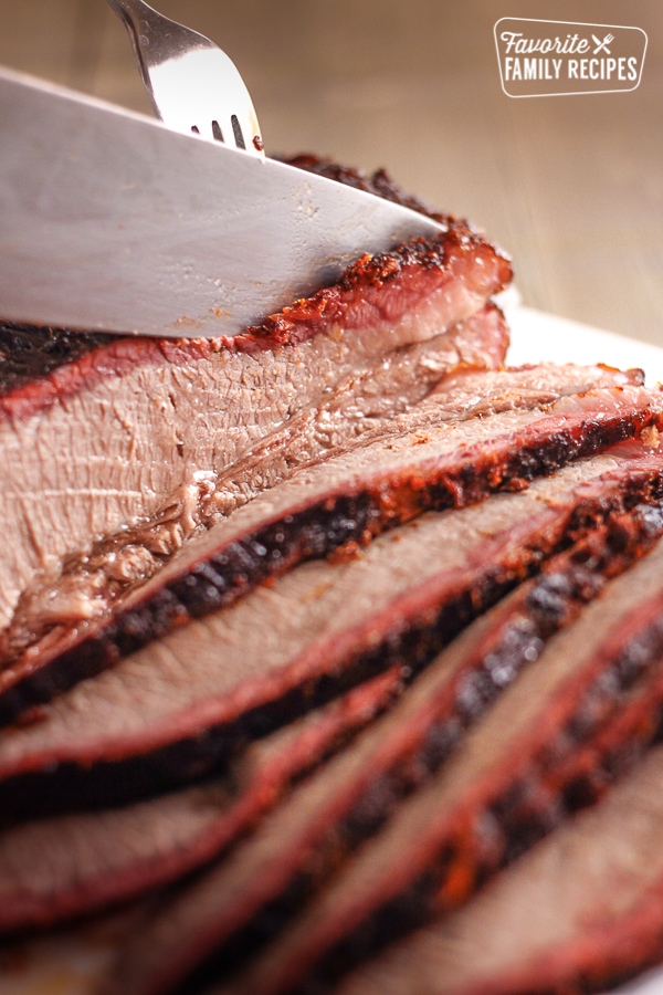 What temperature do you cook a brisket in an electric smoker?