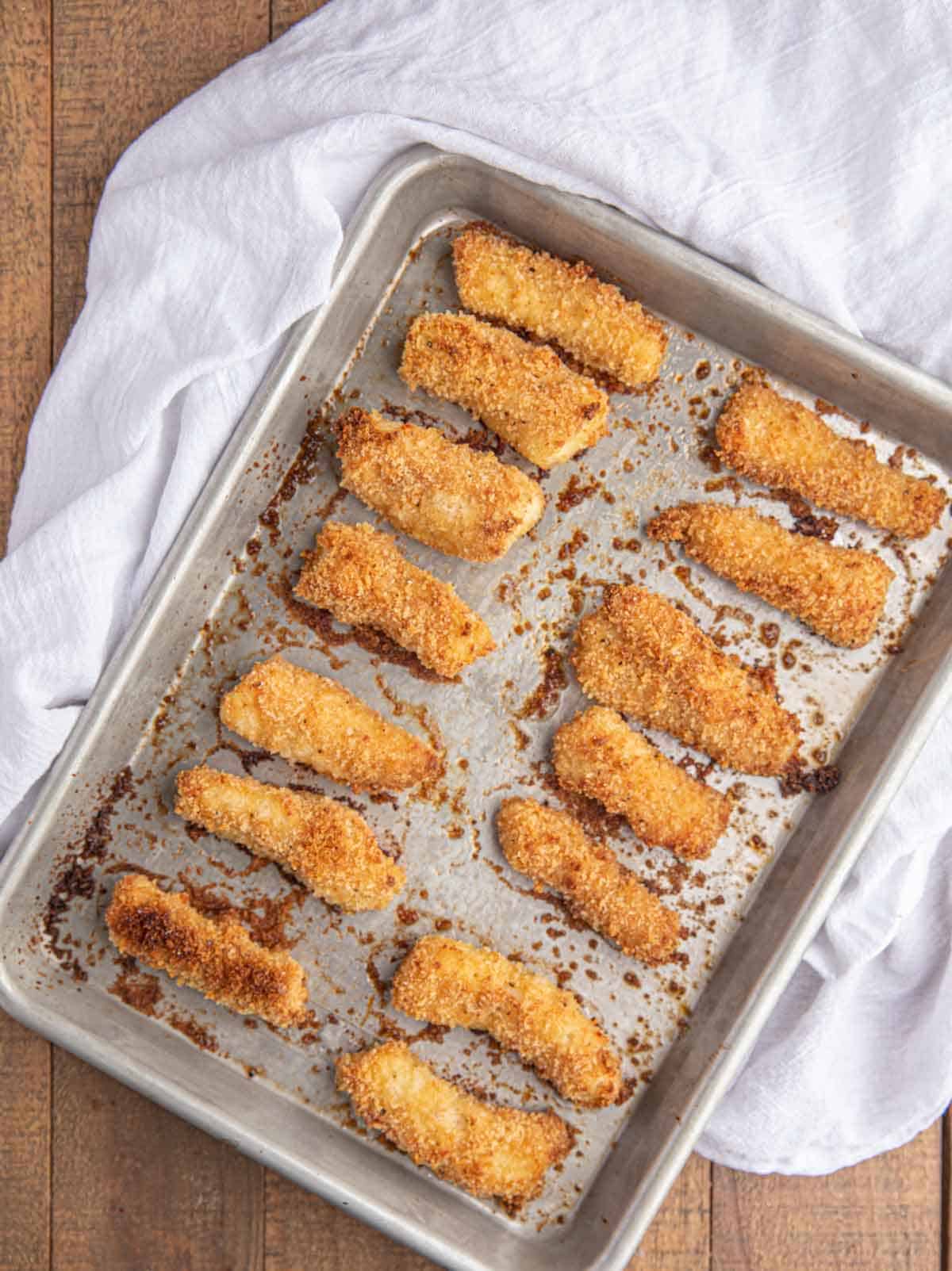 What temperature do you cook fish sticks?