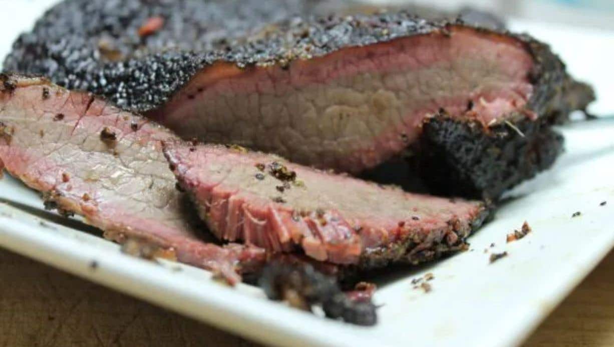 What temperature do you smoke a brisket in an electric smoker?