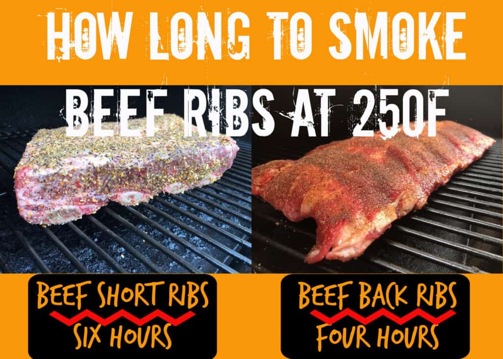 What temperature do you smoke beef ribs at?