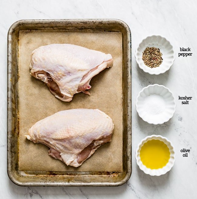 What temperature should bone in chicken breast be?