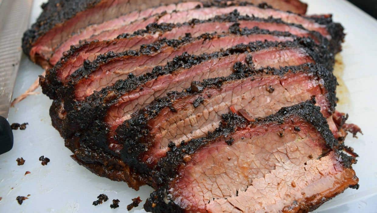 What temperature should brisket be cooked at?