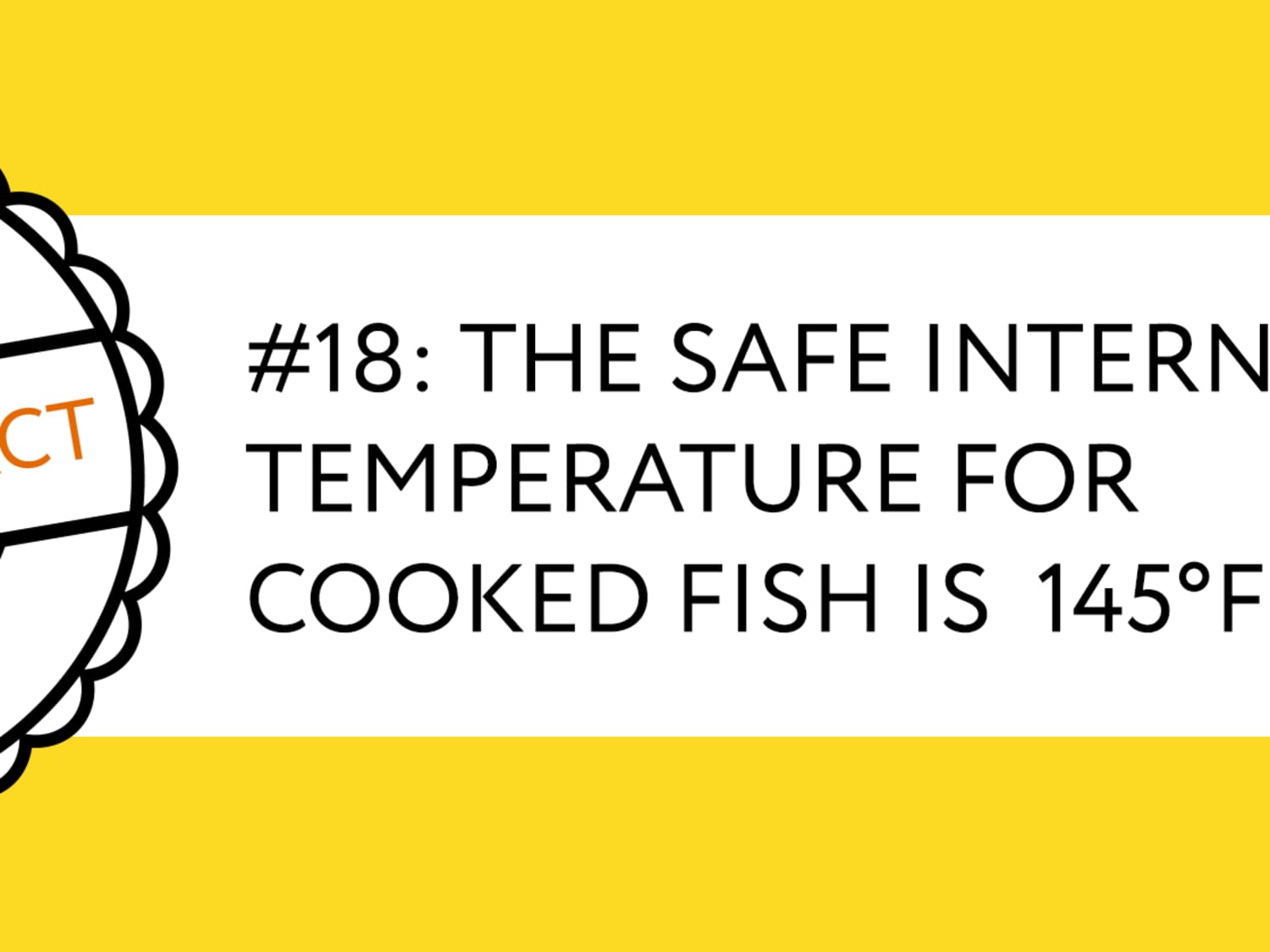What temperature should frozen fish be cooked to?