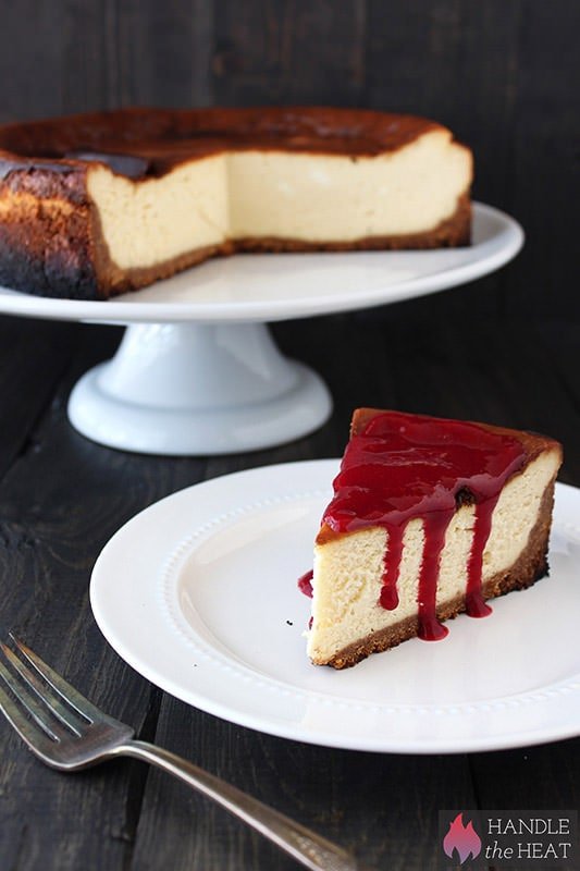 What temperature should I bake a cheesecake?