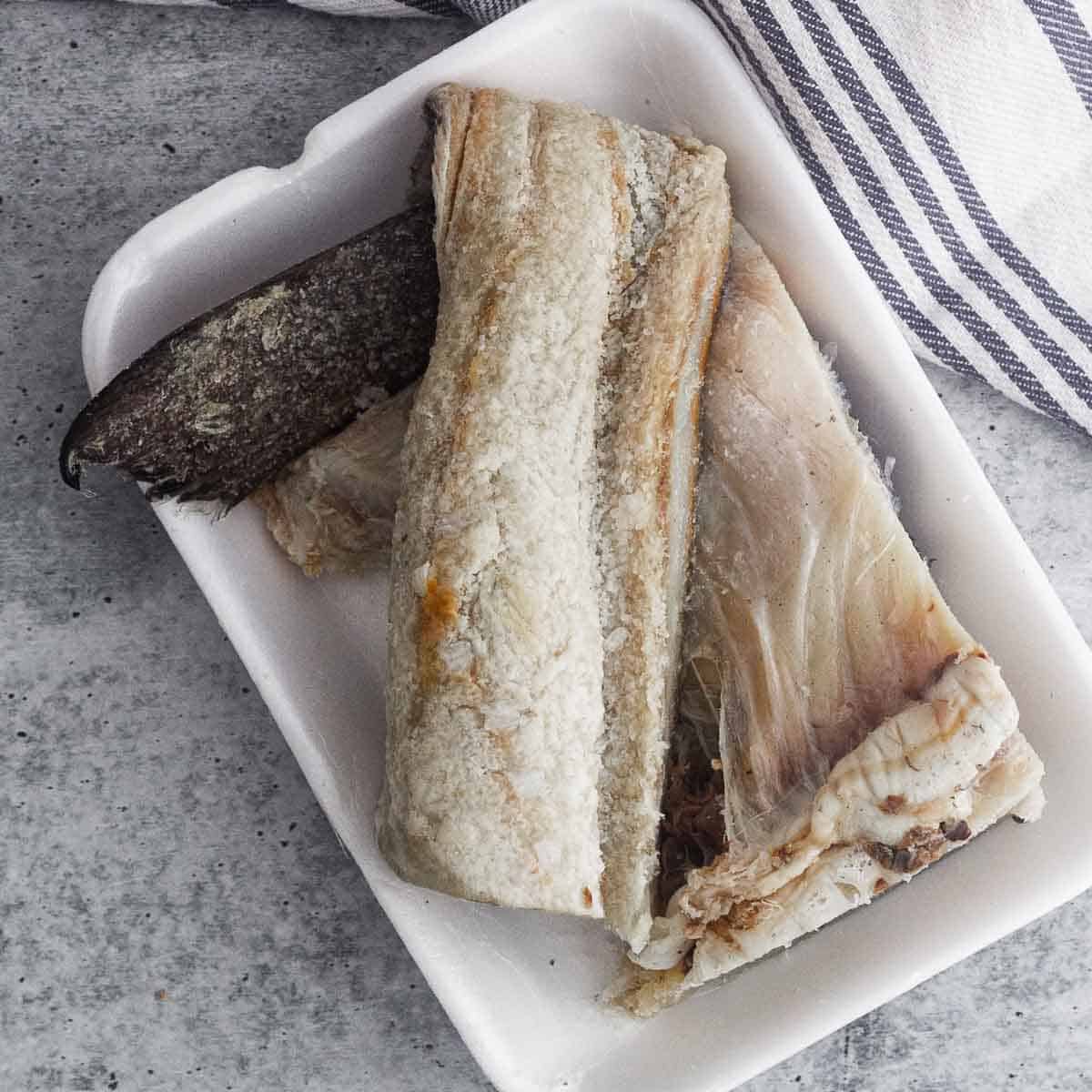 What to do if the salt cod is too hot?
