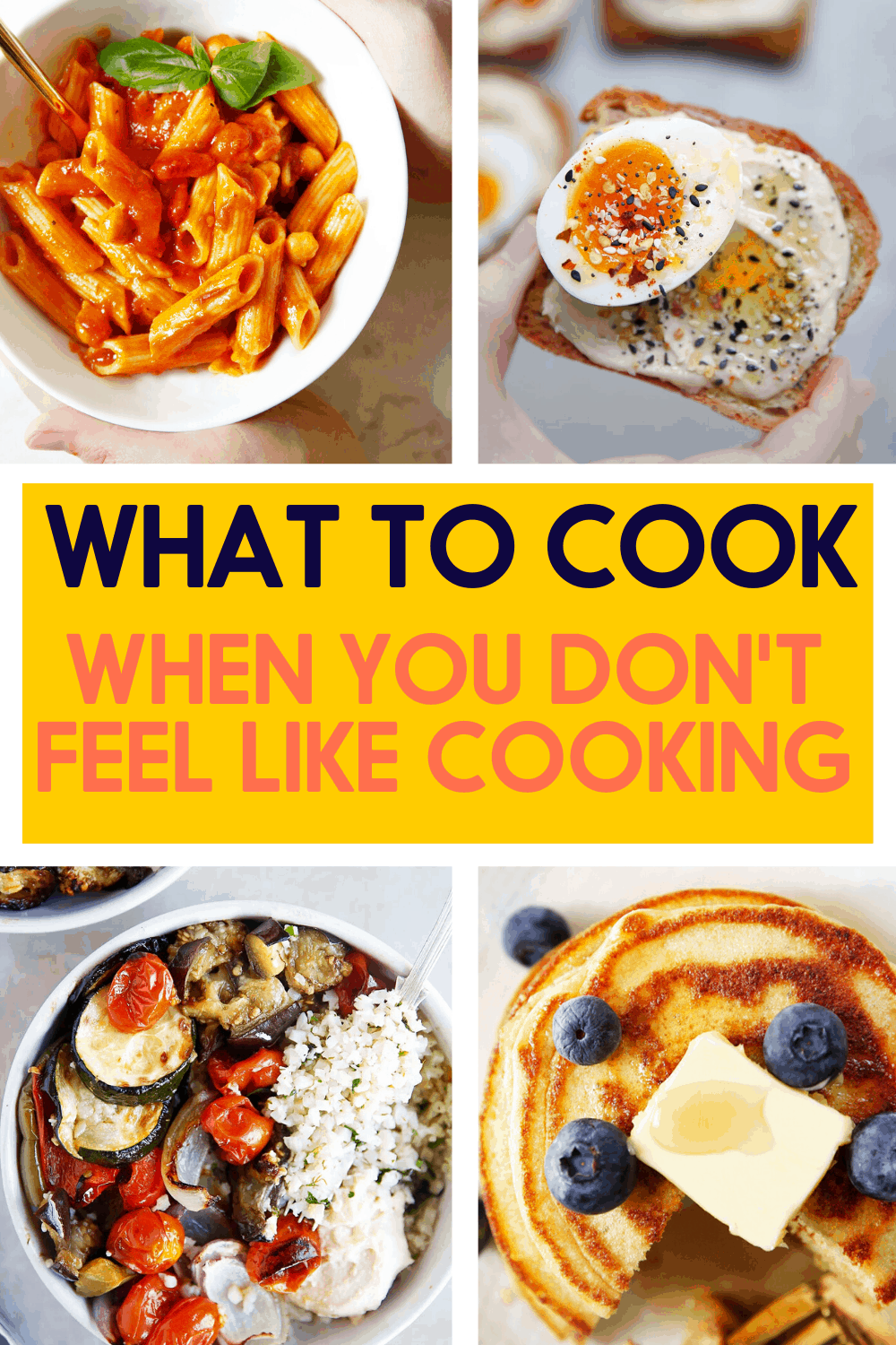 What to make for dinner when you're feeling lazy?