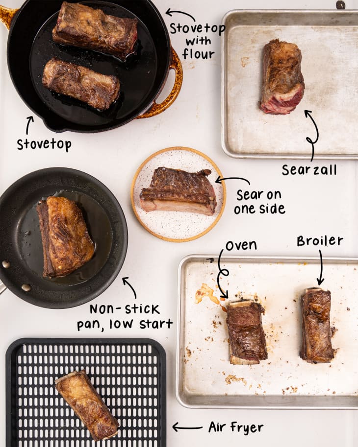 What tools are used for searing?