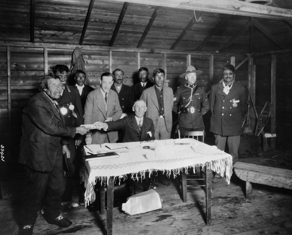 What treaty was signed in Canada?