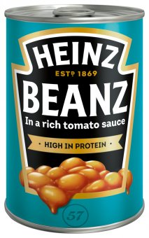 What type of beans are in Heinz beans in tomato sauce?