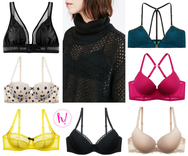 What type of bra do you wear with a sweater?