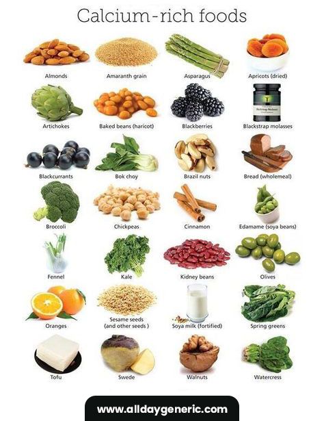 What type of calcium is in food?