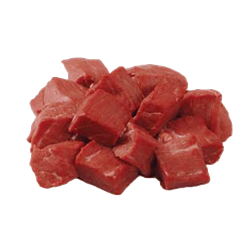 What type of meat is diced beef?