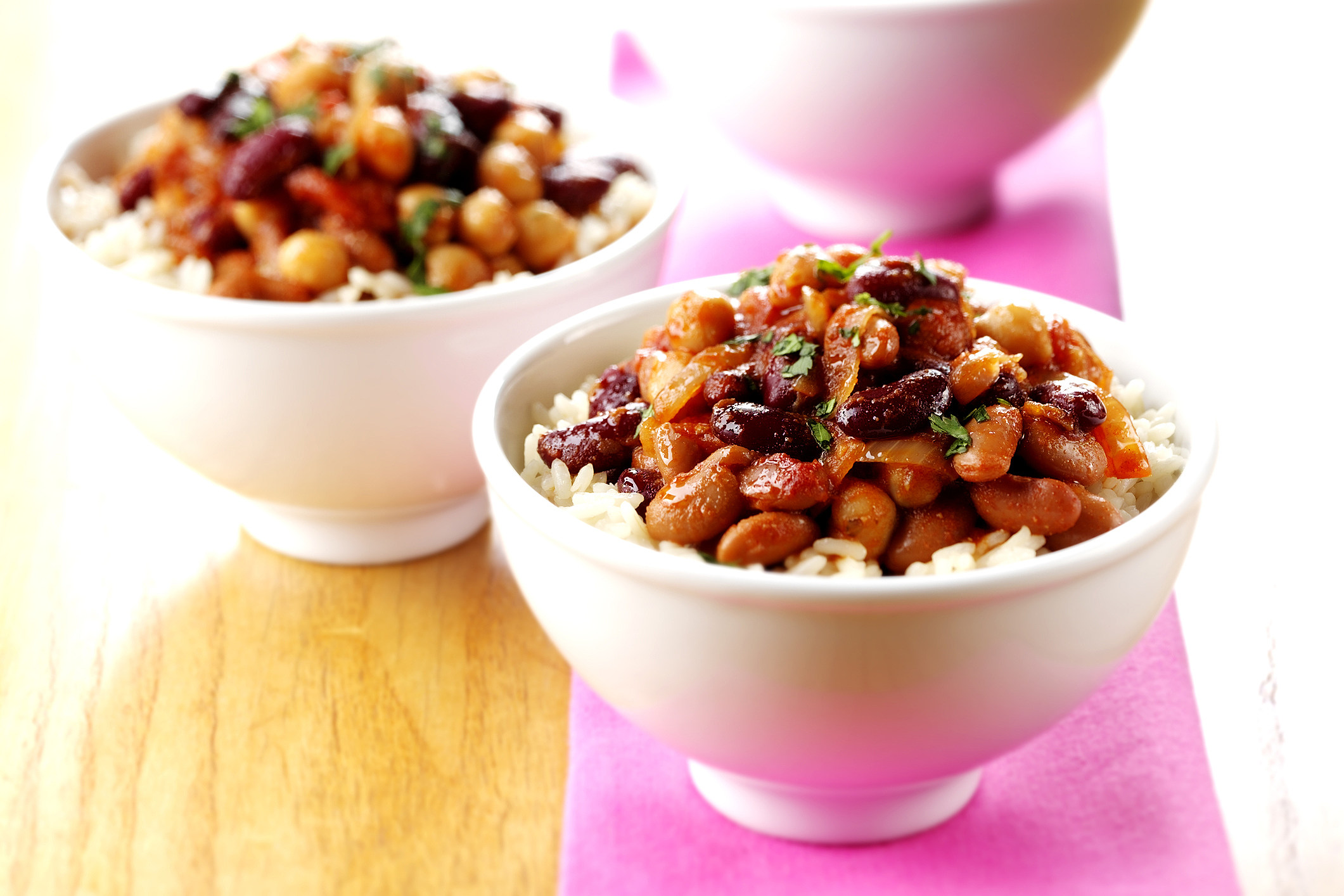 What type of protein is rice and beans?