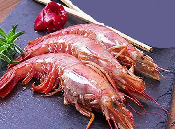 What type of seafood is prawn?