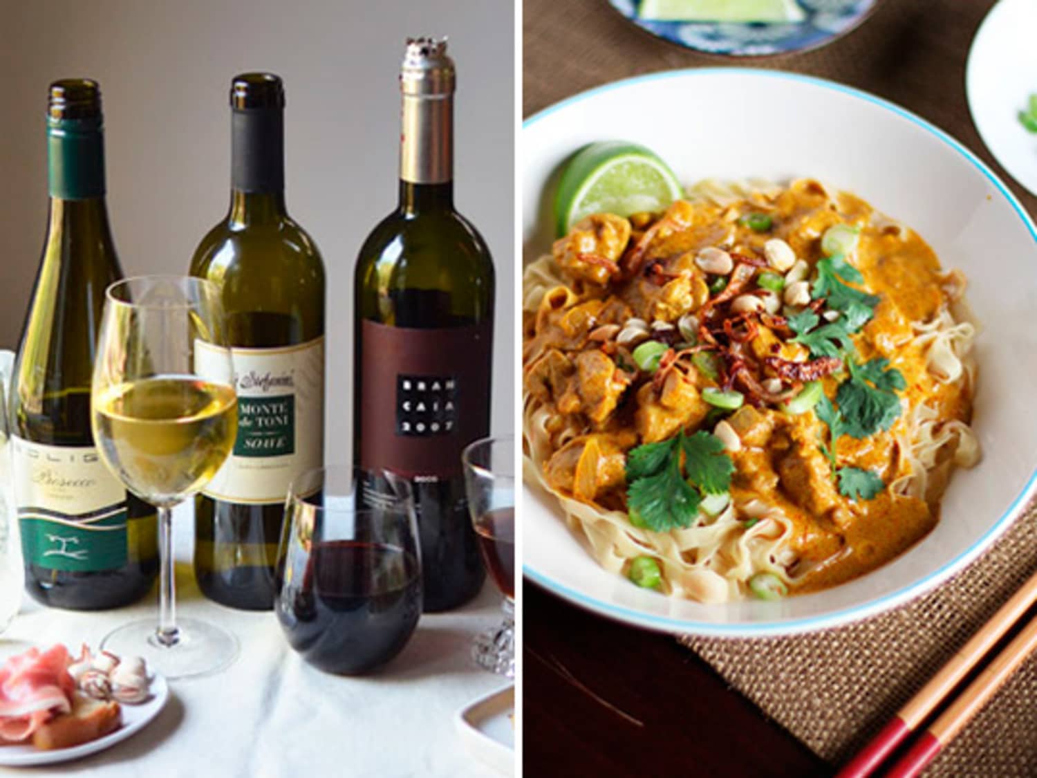 What type of wine pairs best with spicy food?