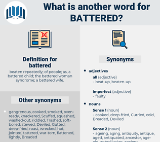 What type of word is battered?