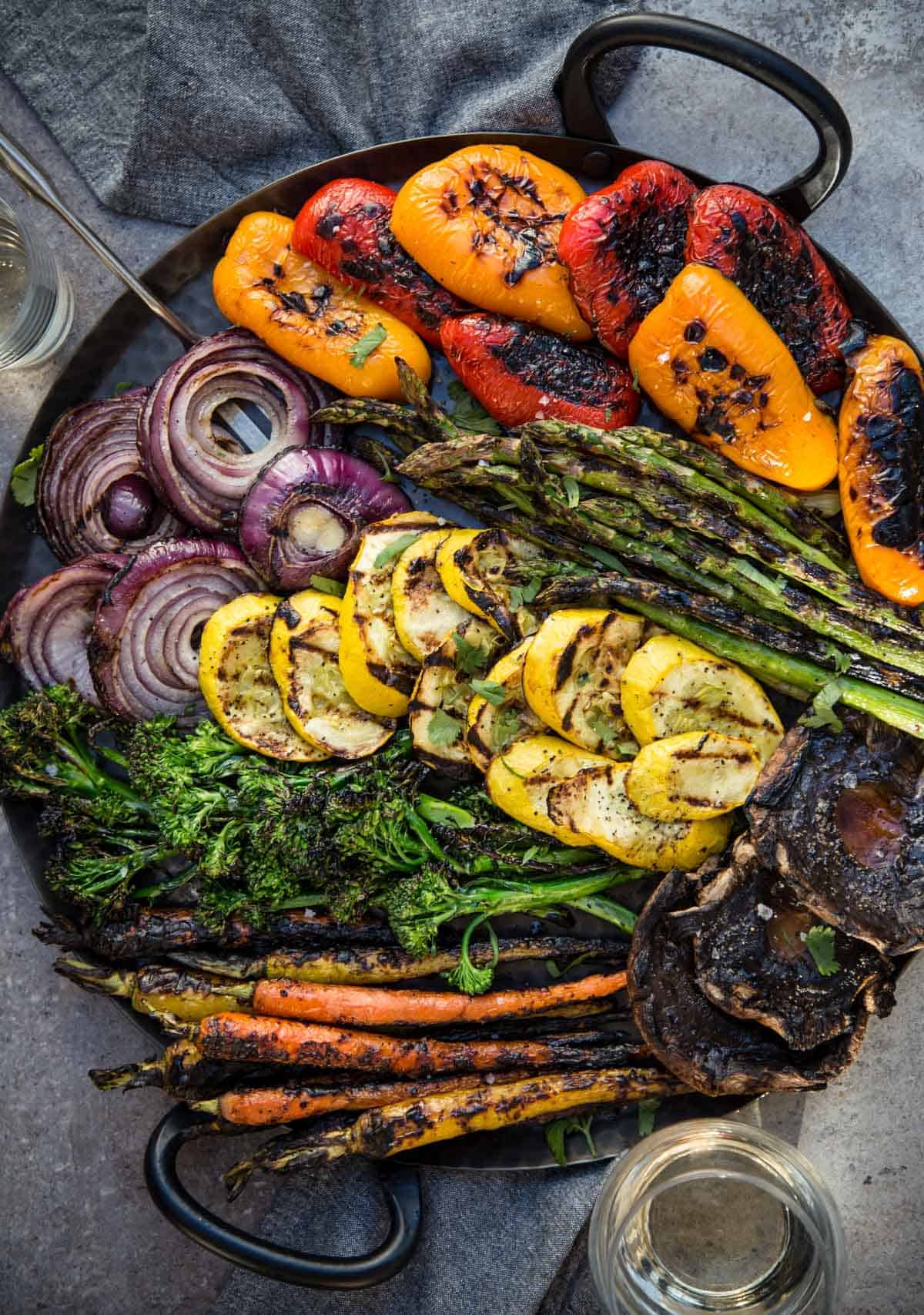 What vegetables grill the longest?