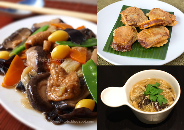 What vegetarian dish do the Chinese eat on New Year's day?