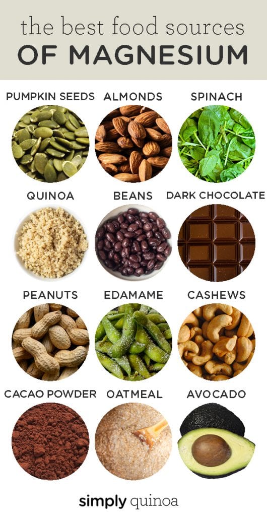 What vegetarian foods are high in magnesium?