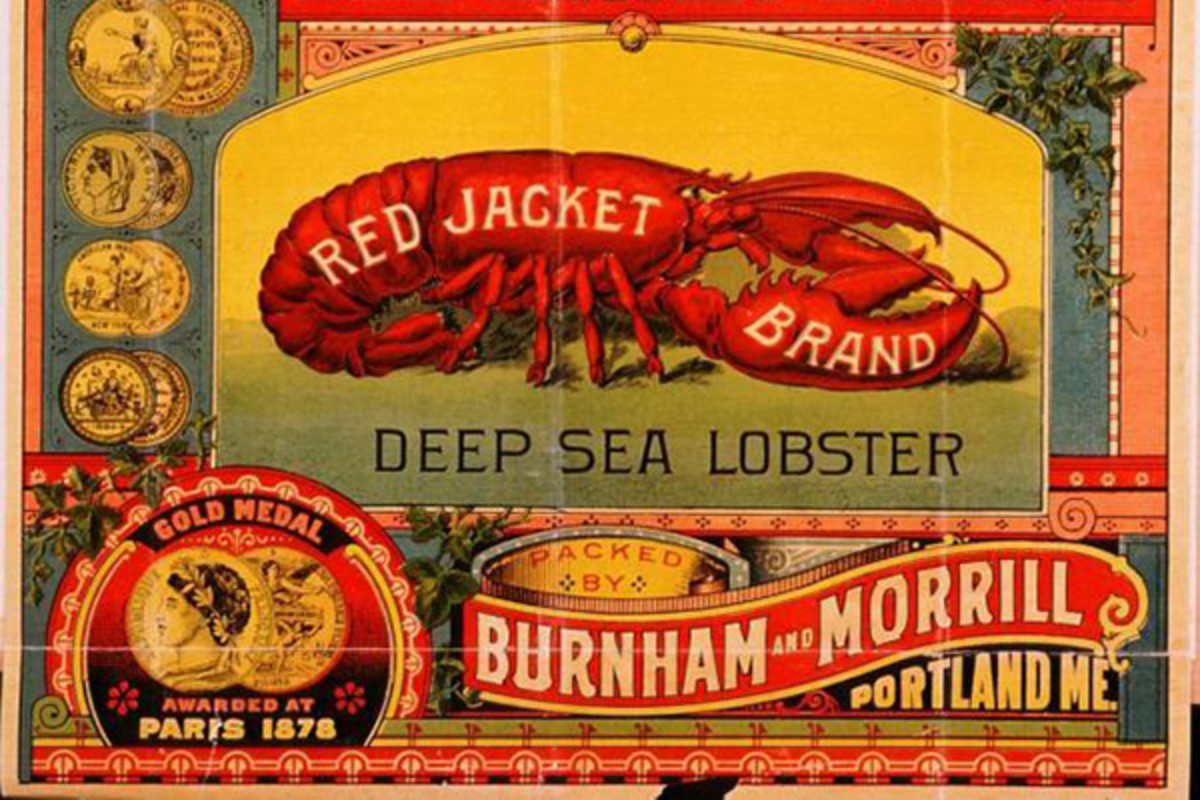What was lobster used for in colonial times?