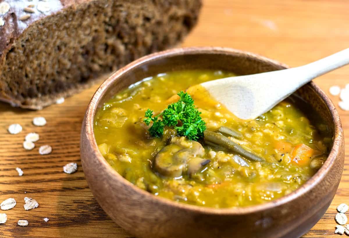 What was medieval pottage made of?