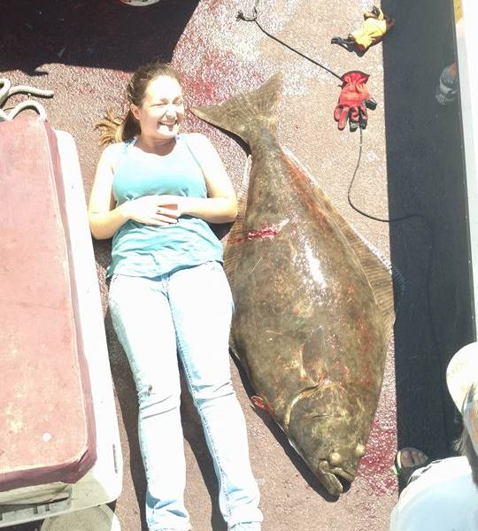 What was the biggest halibut caught in Massachusetts this year?