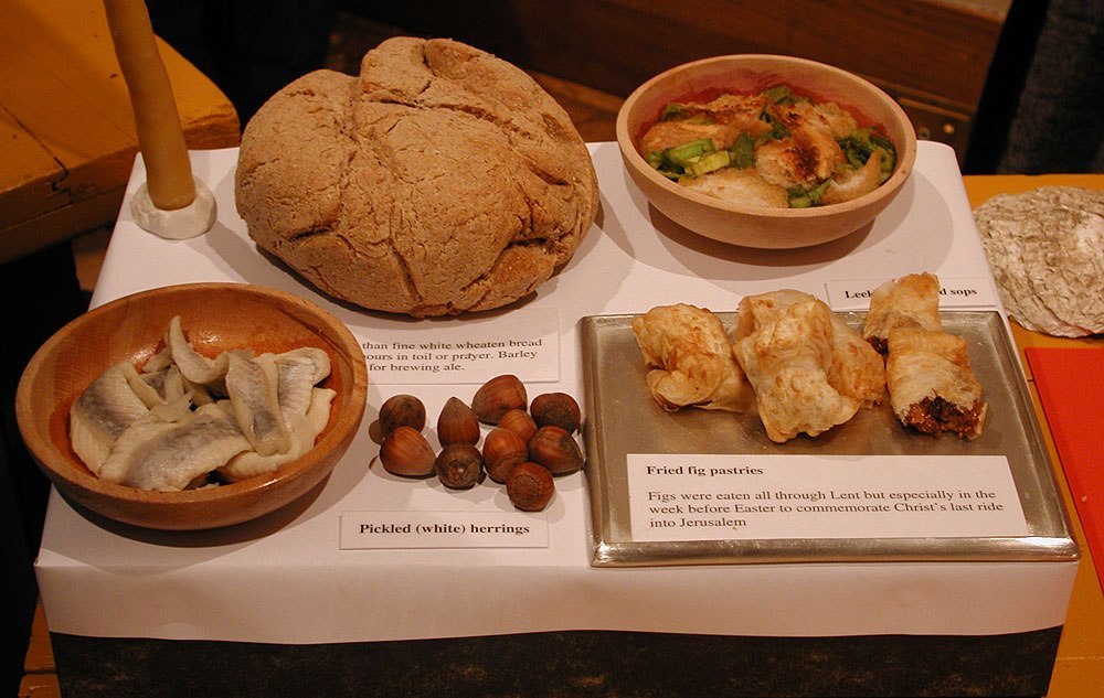 What was the most eaten food in the Middle Ages?