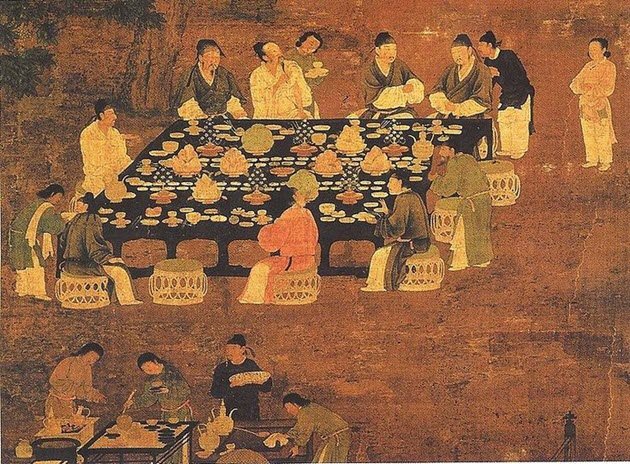 What was the most popular food in ancient China?