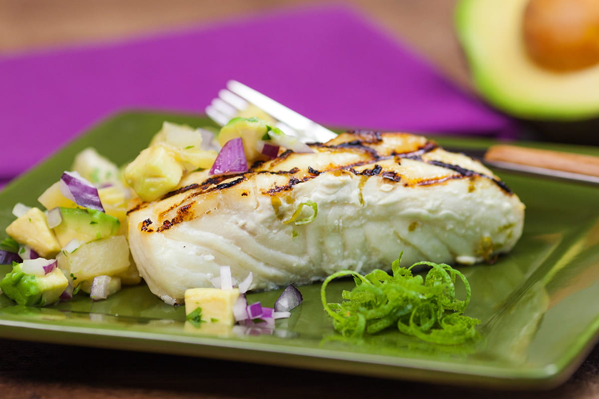 What white fish is good for grilling?