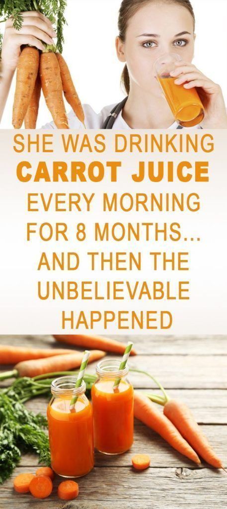 What will happen if I drink carrot juice everyday?