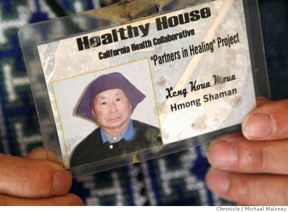 What would an American trained doctor learn from a Hmong TXIV Neeb shaman )?