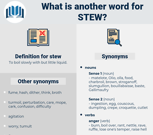 What's a fancy word for stew?