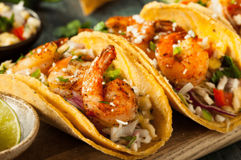 What's a good side dish for shrimp tacos?