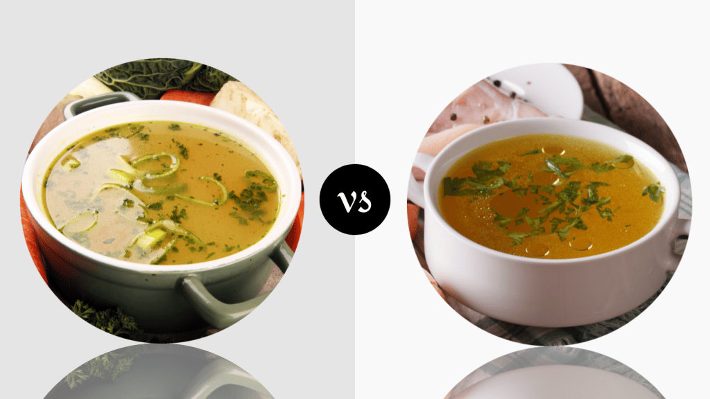 What's healthier vegetable broth or chicken broth?
