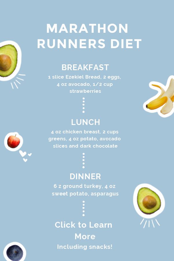 What's important in a running diet plan?