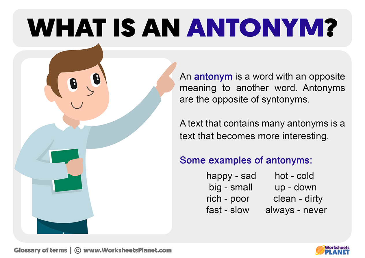 Whats is an antonym?