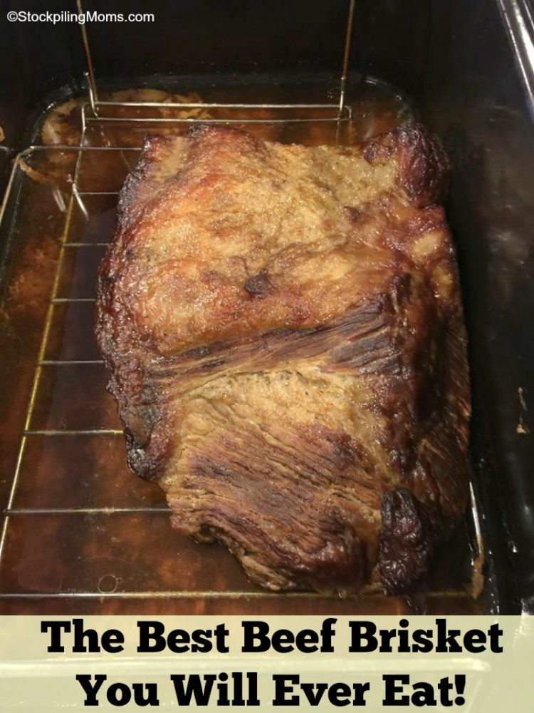 What's the best way to cook a brisket in a roaster oven?