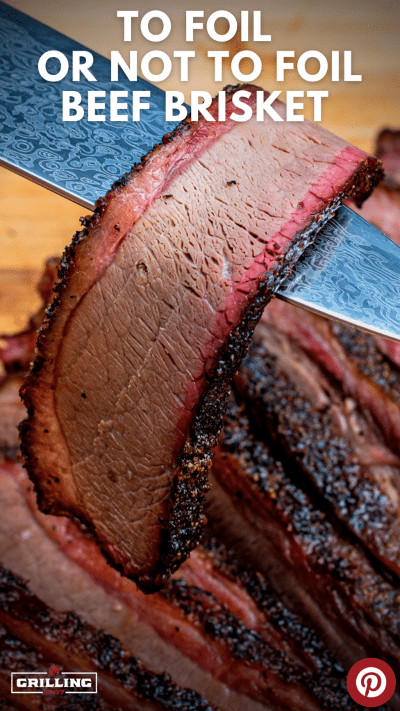 What's the difference between a foiled brisket and no foil brisket?