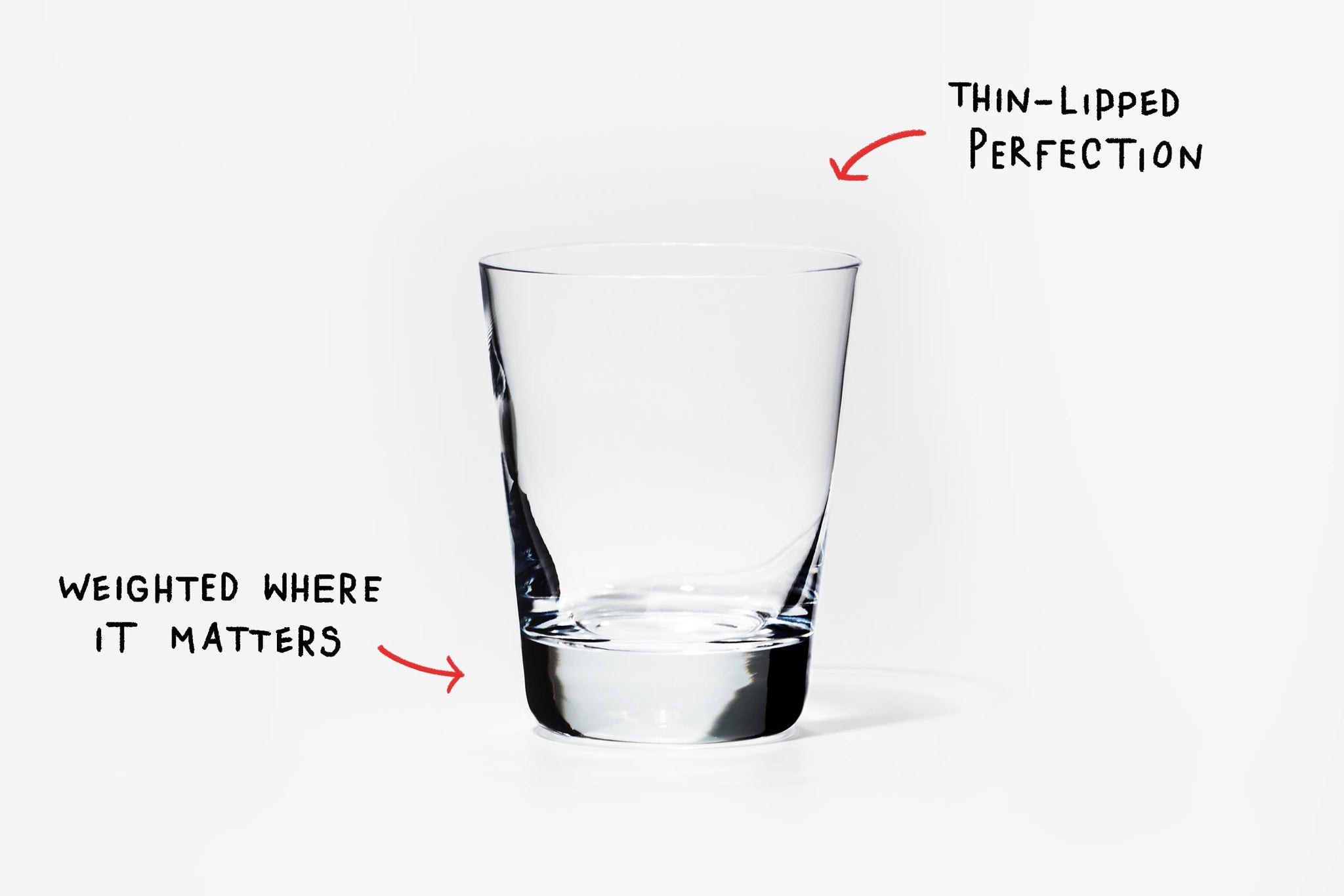 What's the top edge of a drinking glass called?