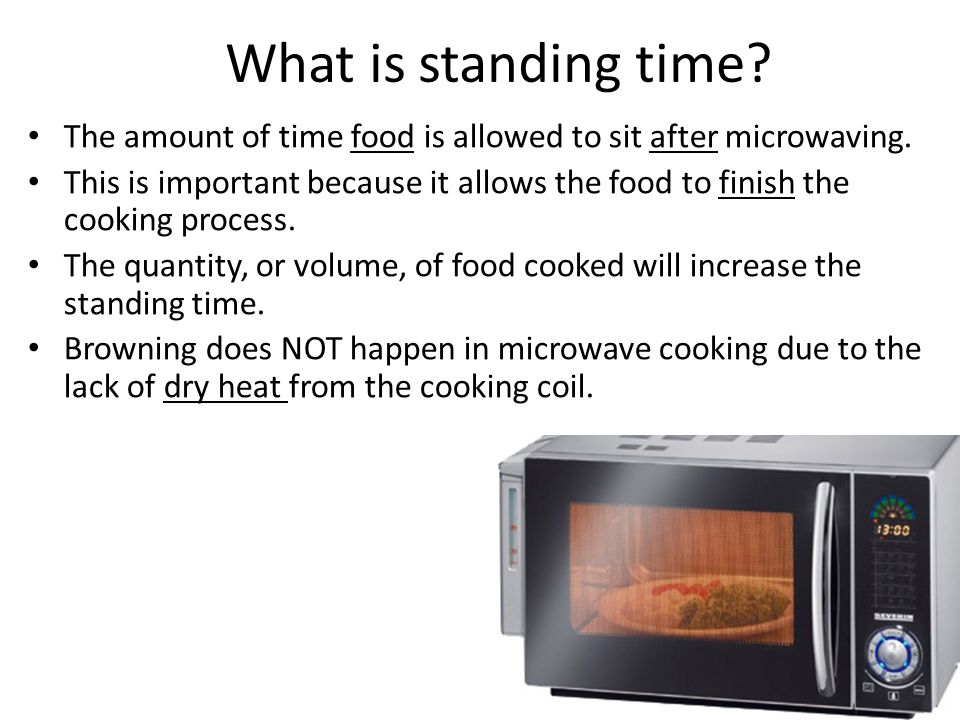 When cooking with a microwave It is important to allow for standing time because?