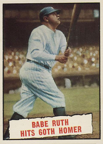 When did Babe Ruth hits 60 home runs?