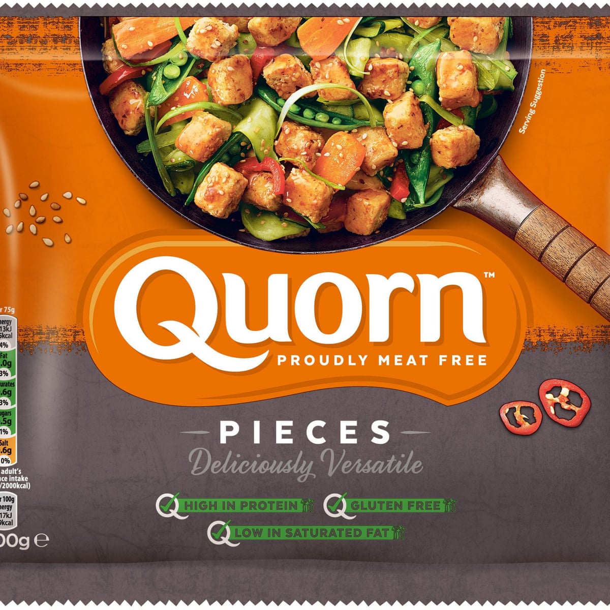 When did Quorn become vegan?
