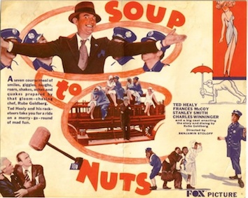 When did the Three Stooges do soup to nuts?