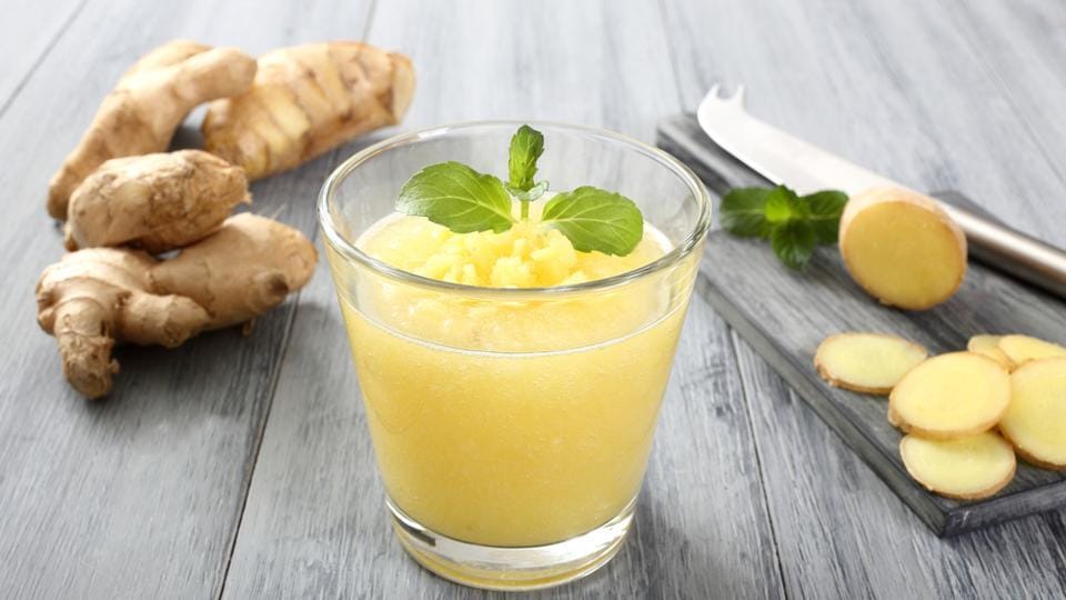When should I drink ginger water for bloating?