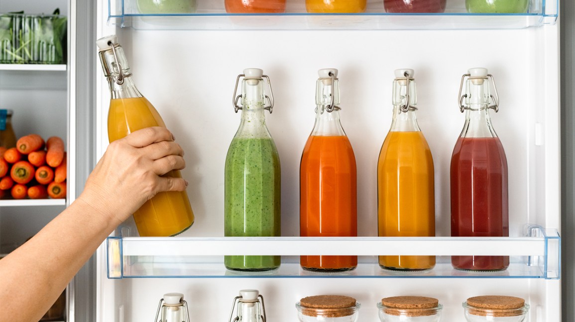 When should I drink juice to lose weight?