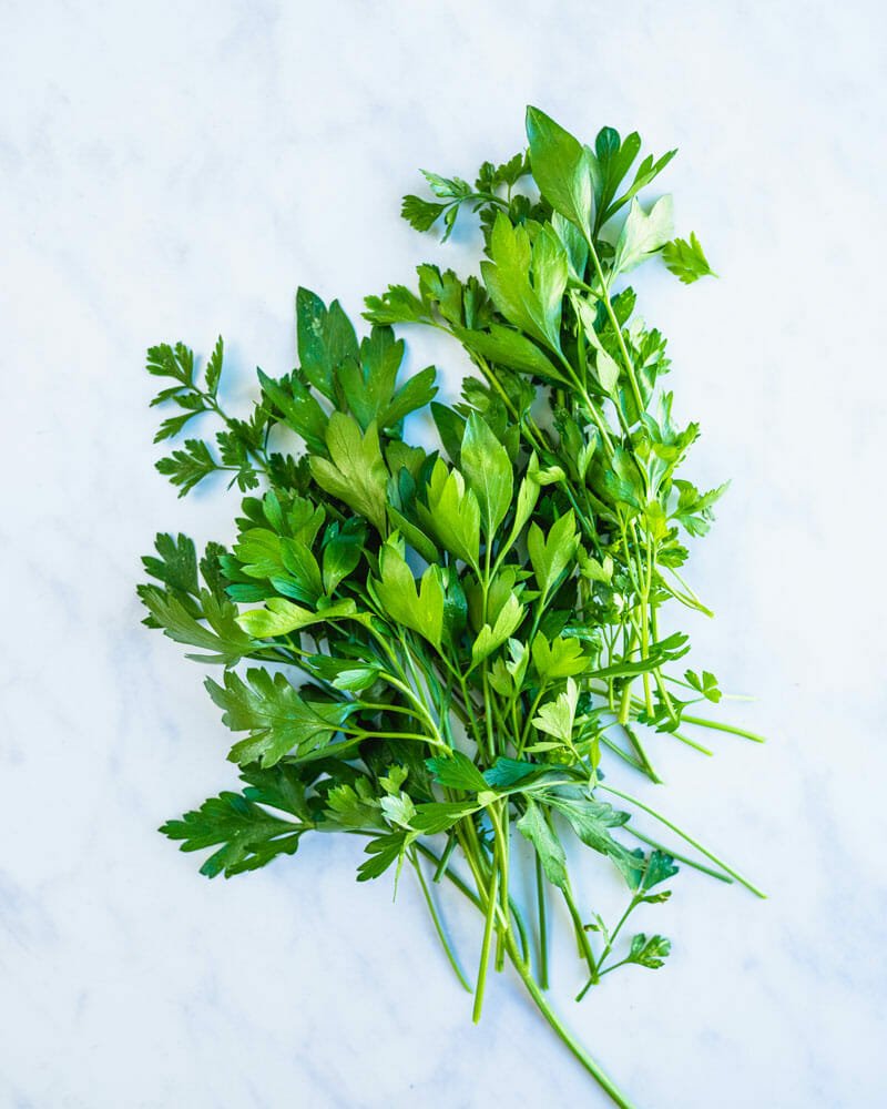 When should parsley be added to a dish?