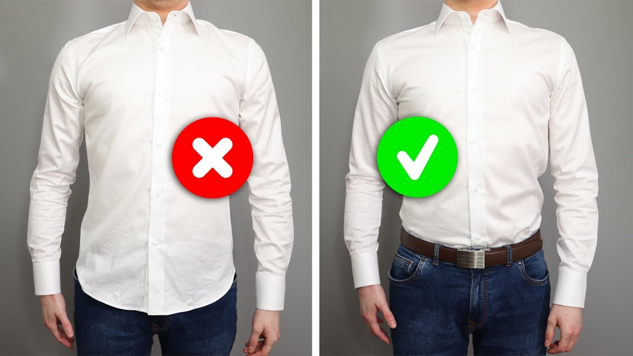 When should you not tuck in a shirt?