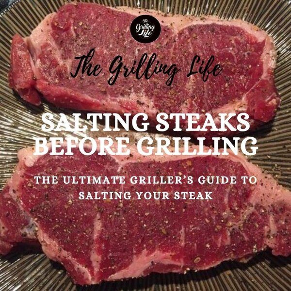 When should you salt meat before grilling?