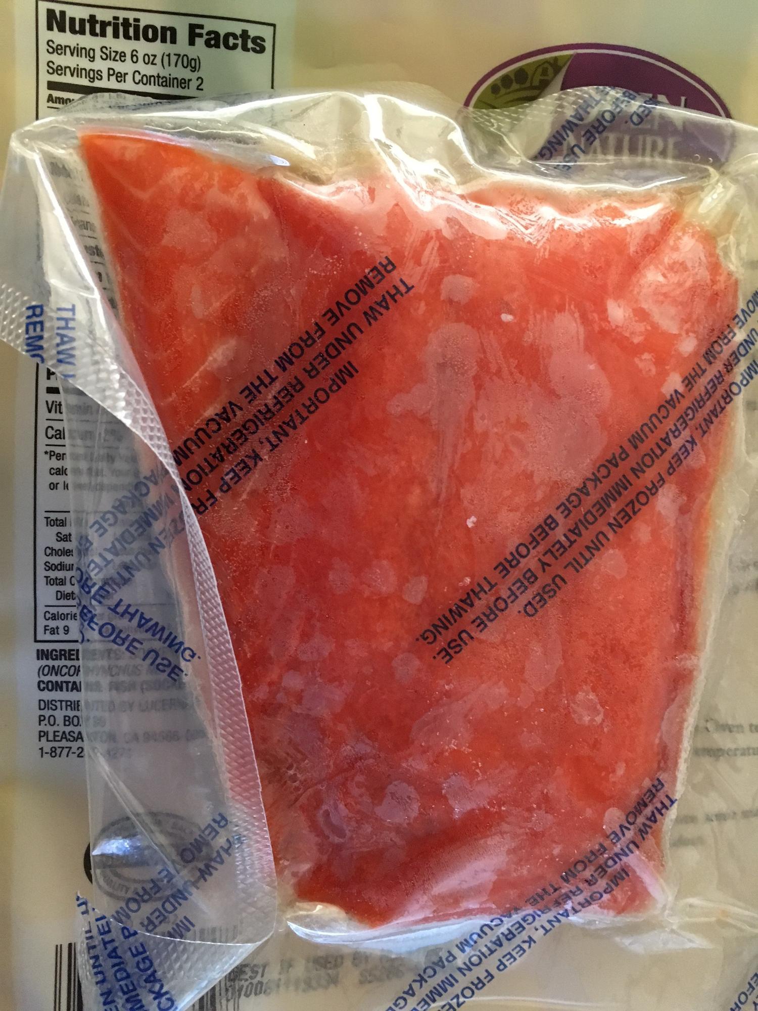 When thawing frozen fish that comes in a vacuum sealed package the fish should be removed from its package Why?